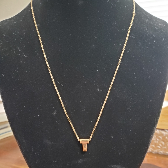 Avon | Jewelry | Vintage Avon Gold Letter T Necklace | Poshmark